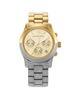 Buy Michael Kors Runway Dual-Toned Water-Resistant Chronograph Watch ...