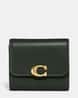 Buy Coach Bandit Medium Tri-Fold Wallet | Black Color Women | AJIO LUXE