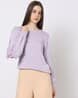 Buy Lilac Sweaters & Cardigans for Women by Fig Online | Ajio.com