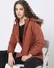 Buy Rust Orange Jackets & Coats for Women by DNMX Online | Ajio.com