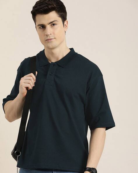 Buy Dillinger Loose Fit Cotton Polo T-Shirt at Redfynd