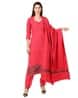 Buy Red Dress Material for Women by Femloom Online | Ajio.com