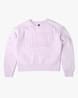 Buy Lilac Purple Sweatshirts & Hoodie for Girls by Outryt by AZORTE ...