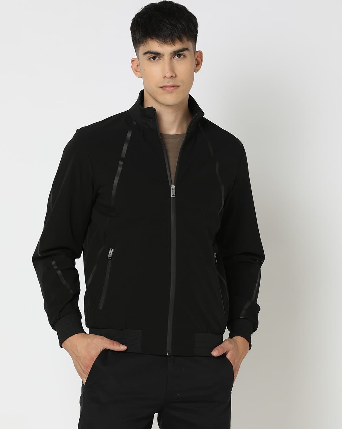 Buy Black Jackets Coats for Men by NETPLAY Online Ajio