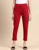 Buy Red Trousers & Pants for Women by DeMoza Online | Ajio.com