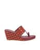 Buy Maroon Heeled Sandals for Women by Metro Online | Ajio.com