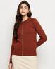 Buy Rust Orange Sweaters & Cardigans for Women by MADAME Online | Ajio.com
