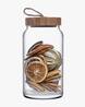 Buy PASABAHCE Woody Glass Jar-1130 ml | Transparent Color Home & Kitchen | AJIO LUXE