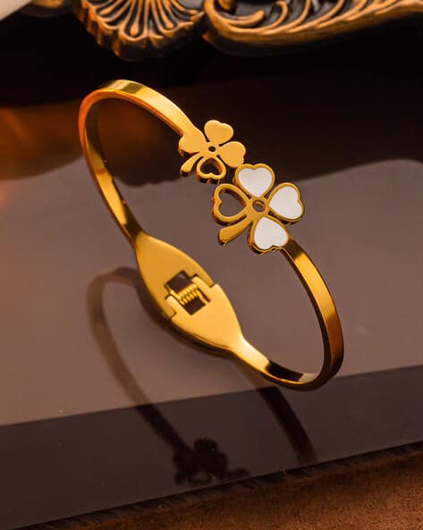 Buy Gold Toned Bracelets Bangles for Women by Jewels galaxy Online Ajio