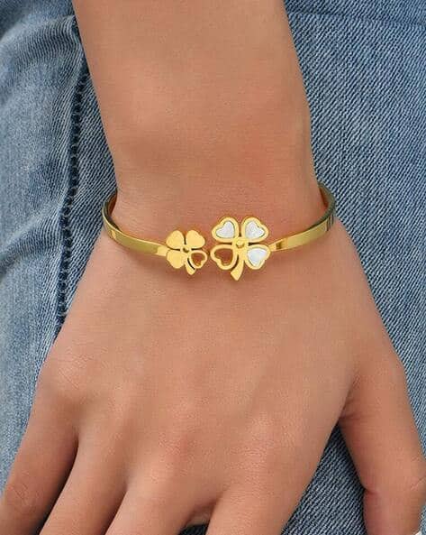 Gold bracelet new design store