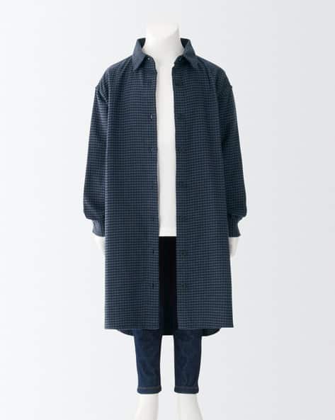 Buy Navy Blue Dresses & Frocks for Girls by MUJI Online | Ajio.com