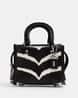 Buy Coach Rogue 12 Zebra Print Mini Sling Bag | Multicoloured Color ...