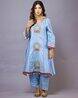 Buy Blue Kurta Suit Sets for Women by Mani Dua Khanna Online | Ajio.com