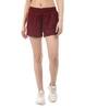 Buy Maroon Shorts for Women by Navyfit Online | Ajio.com