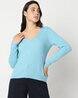 Buy Powder Blue Sweaters & Cardigans for Women by Vero Moda Online ...