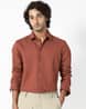 Buy Rust Shirts for Men by Rare Rabbit Online | Ajio.com