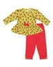Buy Yellow Sets for Girls by CLOTHE FUNN Online | Ajio.com