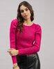 Buy Fuchsia Tops for Women by ORCHID BLUES Online | Ajio.com