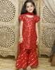 Buy Red & Gold Ethnic Wear Sets for Girls by SAKA DESIGNS Online | Ajio.com