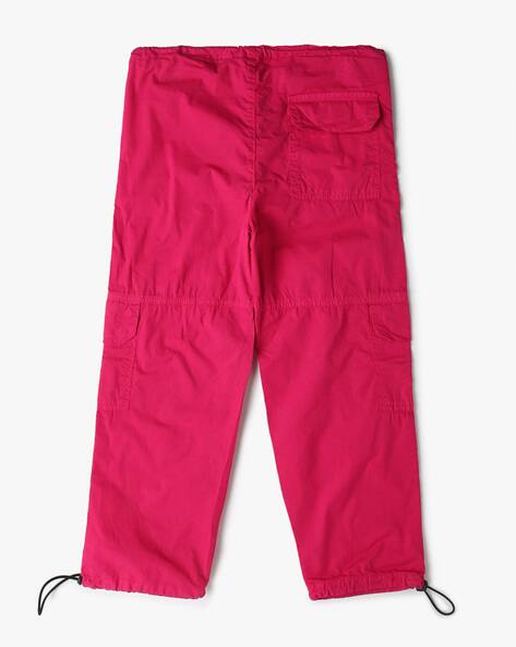 Buy Pink Trousers & Pants for Girls by YOUSTA Online | Ajio.com