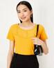 Buy Yellow Tops for Women by MAX Online | Ajio.com