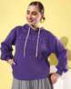 Buy Violet Sweatshirt & Hoodies for Women by DIFFERENCE OF OPINION ...