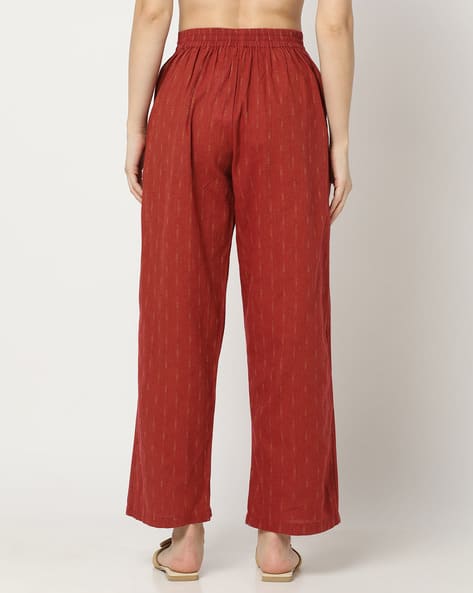 Buy Rust Brown Pants for Women by Svrnaa by AZORTE Online | Ajio.com