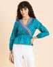 Buy Turquoise Tops for Women by Moomaya Online | Ajio.com