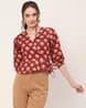 Buy Rust Brown Tops for Women by Moomaya Online | Ajio.com