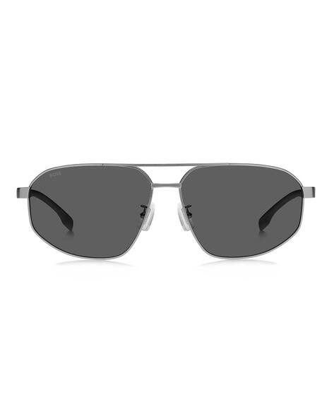 Buy HUGO BOSS Men UV Protected Navigator Sunglsses 205463 Grey Color Men AJIO LUXE