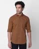 Buy Bronze Shirts for Men by OXEMBERG Online | Ajio.com