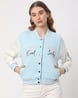 Buy POWDER BLUE Jackets & Coats for Women by R&B Online | Ajio.com