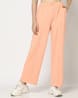 Buy Peach Trousers & Pants for Women by Teamspirit Online | Ajio.com