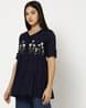 Buy Navy Blue Tops for Women by HAWT Online | Ajio.com