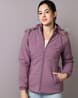 Buy Plum Jackets & Coats for Women by Fort Collins Online | Ajio.com