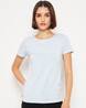 Buy Sky Blue Tops for Women by MADAME Online | Ajio.com