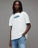 Buy ALL SAINTS Band Print Organic Cotton Oversized Fit T-Shirt ...