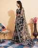 Buy Black Sarees for Women by Slavik Online | Ajio.com