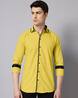 Buy Yellow Shirts for Men by ZOMBOM Online | Ajio.com