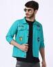 Buy Turquoise Jackets & Coats for Men by VOGATI Online | Ajio.com
