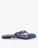 Buy Blue & Sliver-Toned Flip Flop & Slippers for Women by CATWALK ...