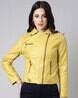 Buy Yellow Jackets & Coats for Women by SHOWOFF Online | Ajio.com