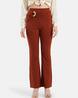 Buy Rust Trousers & Pants for Women by Kazo Online | Ajio.com