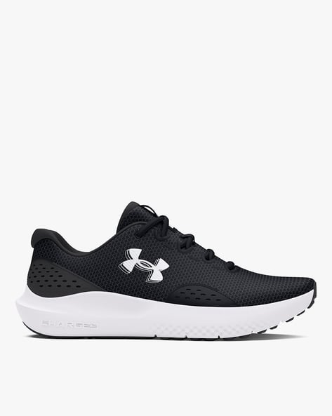 Womens black under armour shoes store