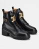 Buy Tod's Kate Leather Ankle Boots | Black Color Women | AJIO LUXE