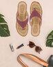 Buy Maroon Flat Sandals for Women by TRASE Online | Ajio.com