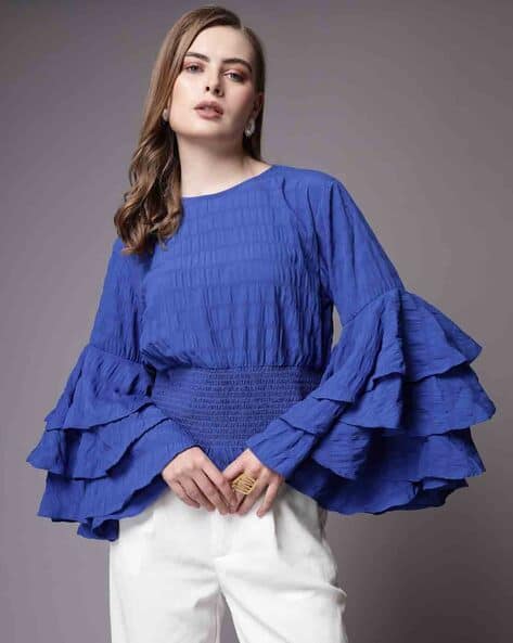 Royal Blue Womens Tops
