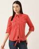 Buy Red Shirts for Women by LABEL REGALIA Online | Ajio.com