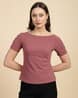 Buy Mauve Tops for Women by FREEHAND Online | Ajio.com