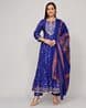 Buy Blue Kurta Suit Sets for Women by DHANOTA Online | Ajio.com